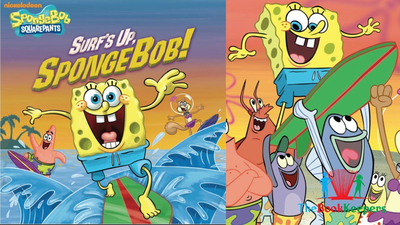 🌊🏄‍♂️ Kids Book Read Aloud: Nickelodeon SpongeBob Squarepants Surf's Up ...