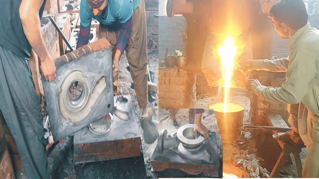 process of water pump body in factory Skills Of Casting A pump body ...