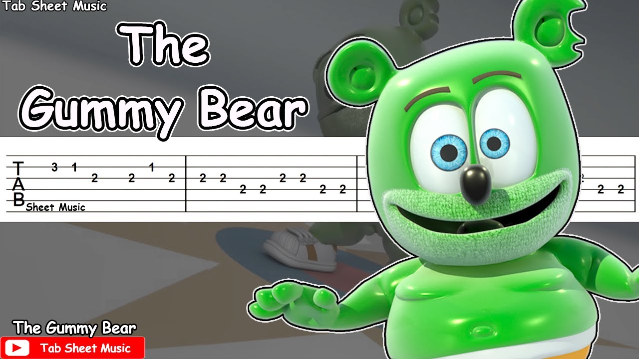 The Gummy Bear Song (Meme) Guitar Tutorial - YouTube