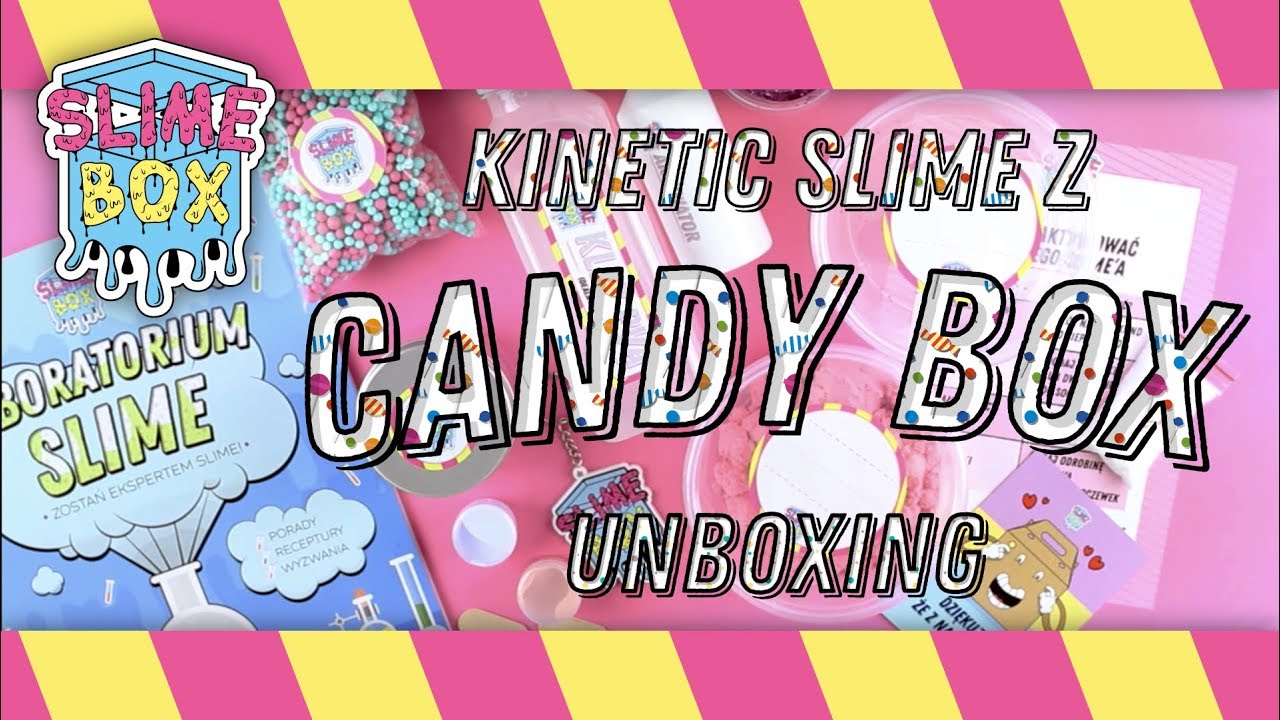 KINETIC SLIME TUTORIAL/ UNBOXING: CANDY BOX - YouTube