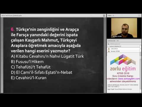 KPSS Tarih Soru Çözümü 1 Genel Tekrar  Ramazan YETGİN adlı videonun kopyası