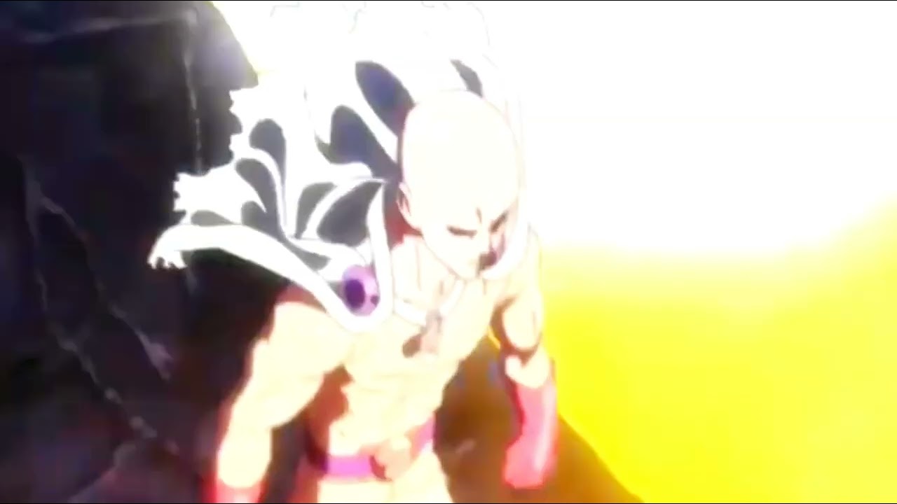 Saitama First Serious Punch #onepunchman #saitama #boros - YouTube