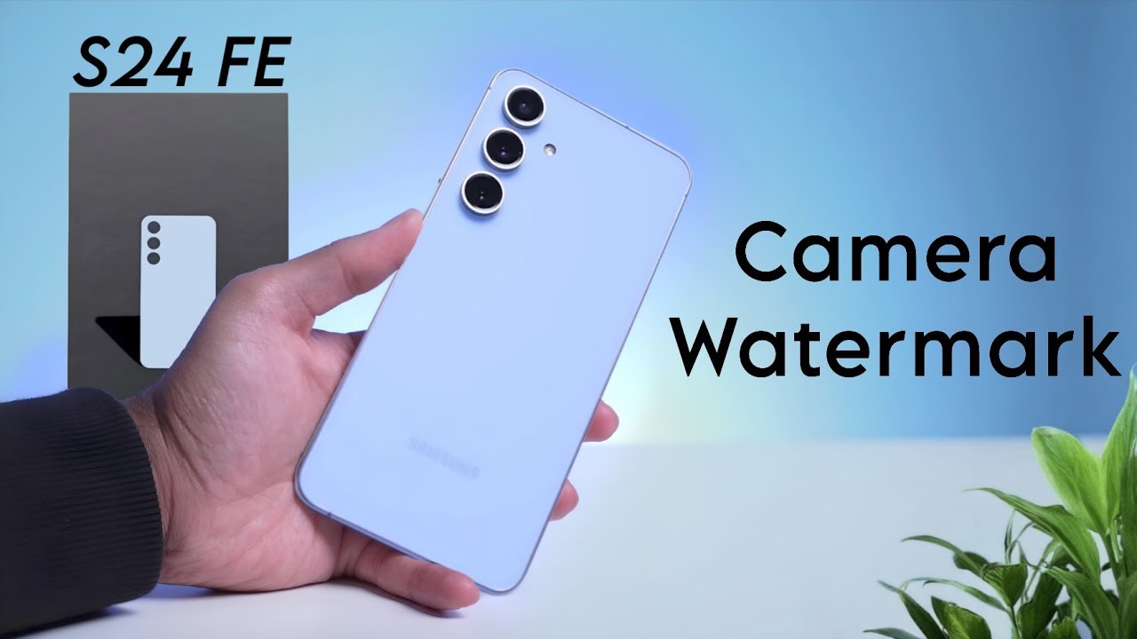 How to Change Camera Watermark in Samsung Galaxy S24 FE - YouTube