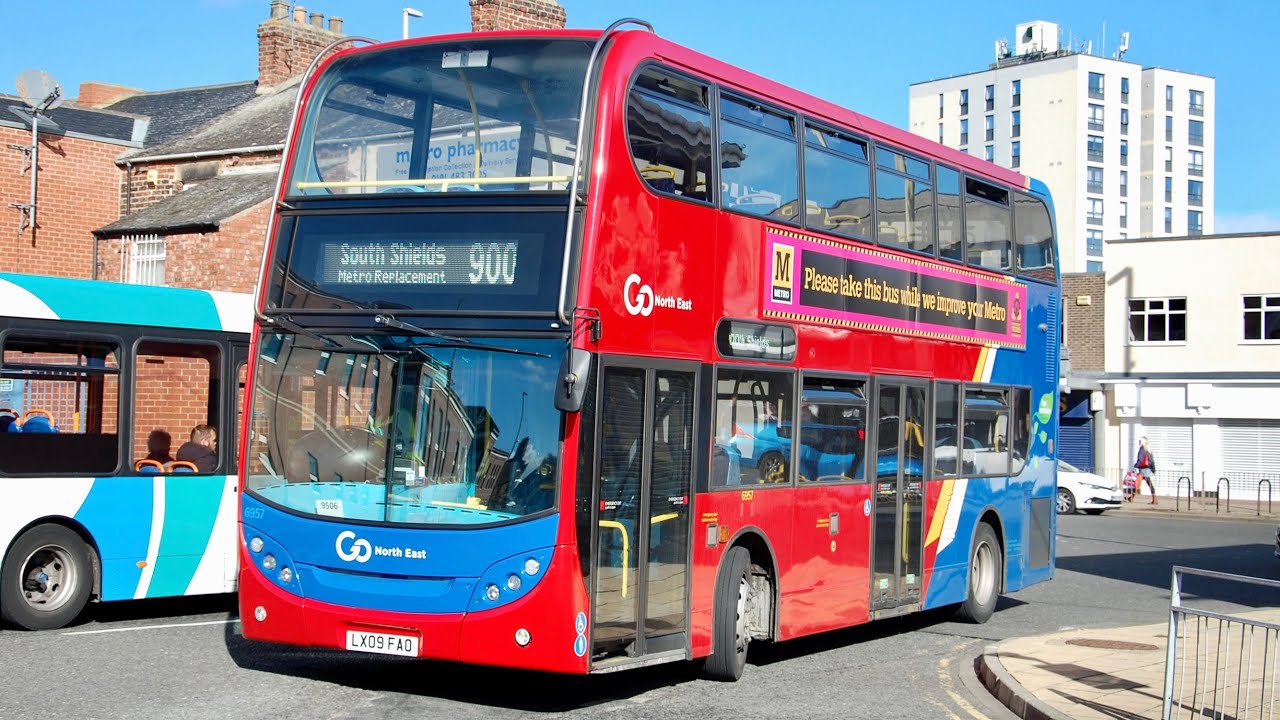 Front View: Go North East 6957 (LX09FAO) Dennis Trident 2/Enviro 400 ...