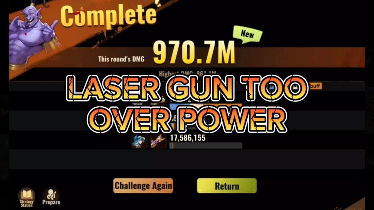 LASER GUN OVER POWER DPS EISERNER - METAL SLUG AWAKENING - YouTube