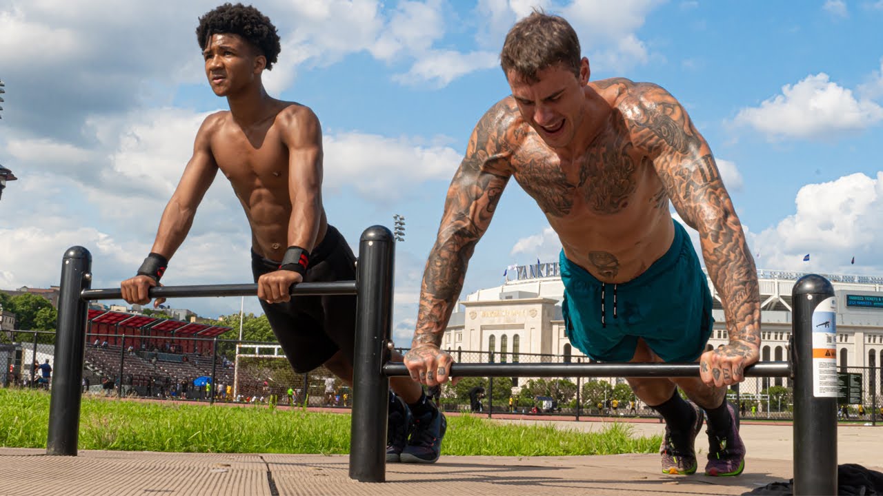 200 PUSH UPS A DAY FOR 30 DAYS CHALLENGE - Demarjay Smith & IGOR - YouTube