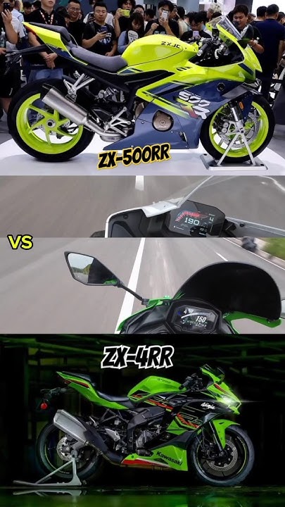 Prueva de velocidad Kawasaki ZX-4R vs Zhang xue ZX-500RR 💀🔥 #zhangxue500rr #zx4r #zx4rr # ...