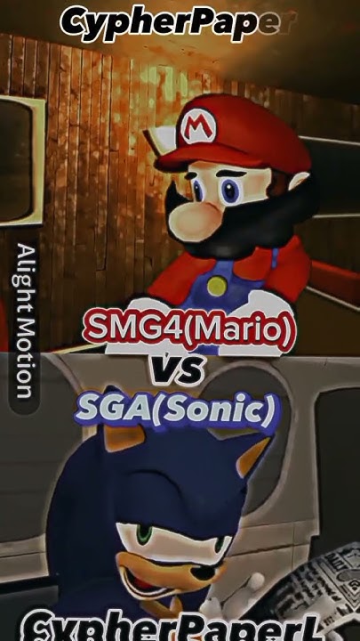SMG4 (Mario) vs SGA (Sonic) - YouTube