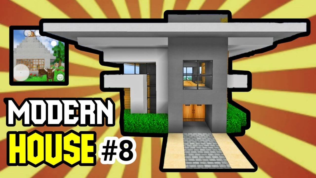 MODERN HOUSE #8 | MINI BLOCK CRAFT - YouTube