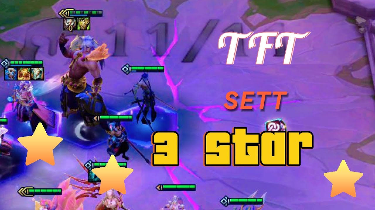 SETT 3 STAR!!! TFT League of Legends Full Game - YouTube