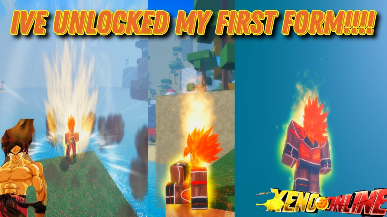 ive finally unlocked FSSJ!!!!!! (xeno online roblox) - YouTube