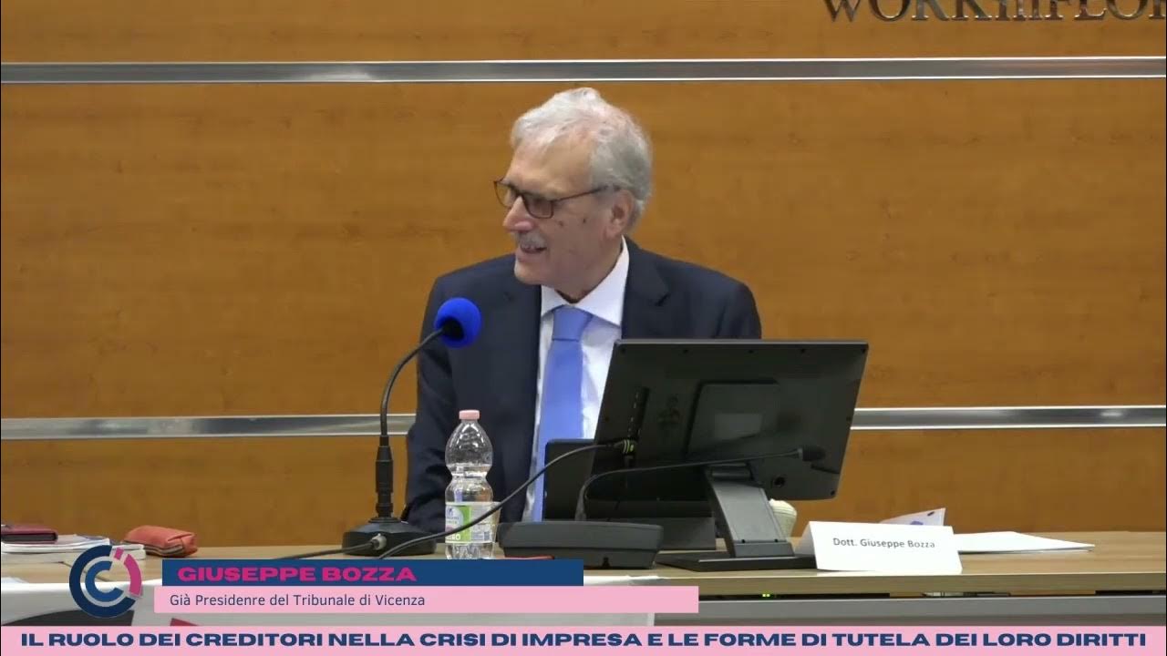 Il ruolo dei creditori nella crisi di impresa e le forme di tutela dei loro diritti - YouTube
