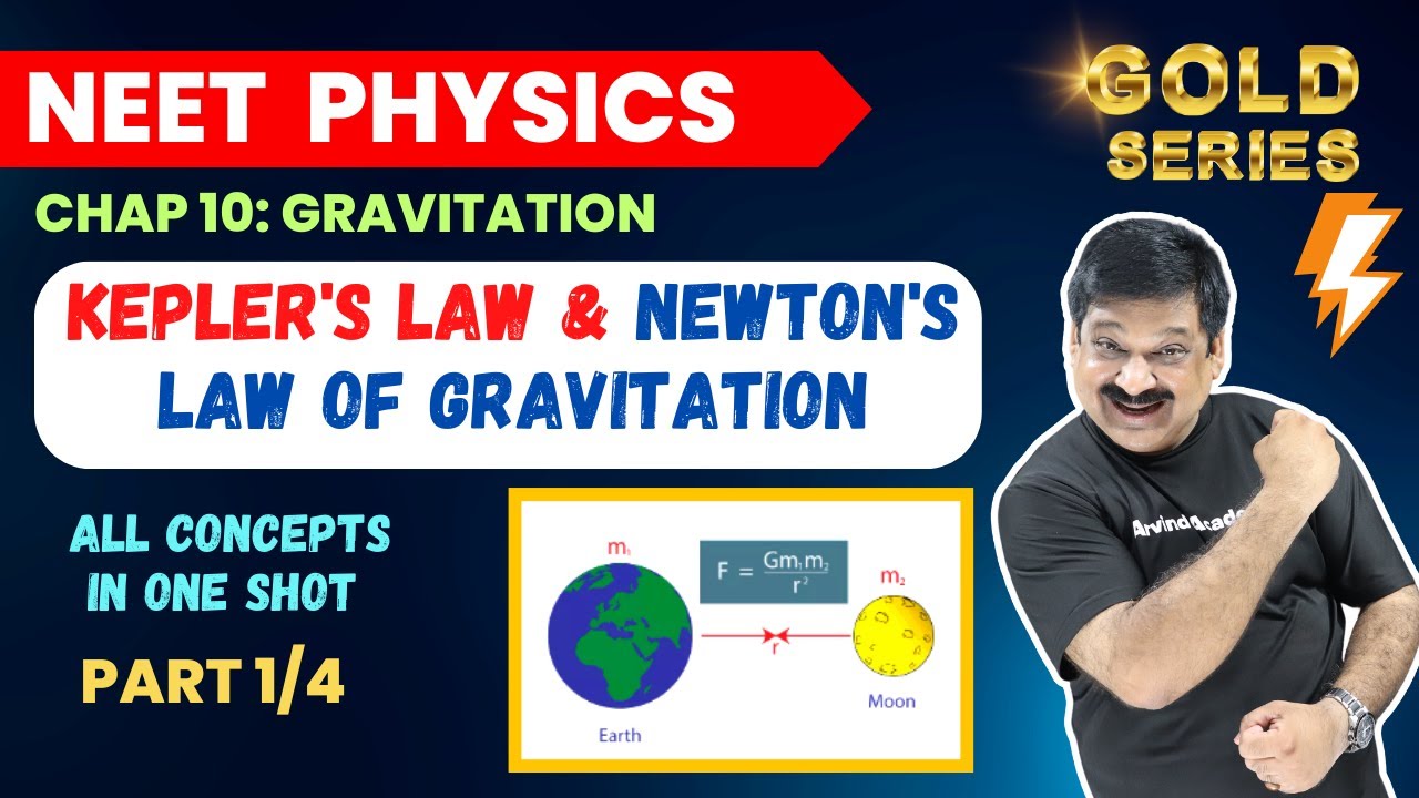 Kepler's Law💥Newton's law of Gravitation💥NEET Physics💥Part 1/4 Chap 10 ...