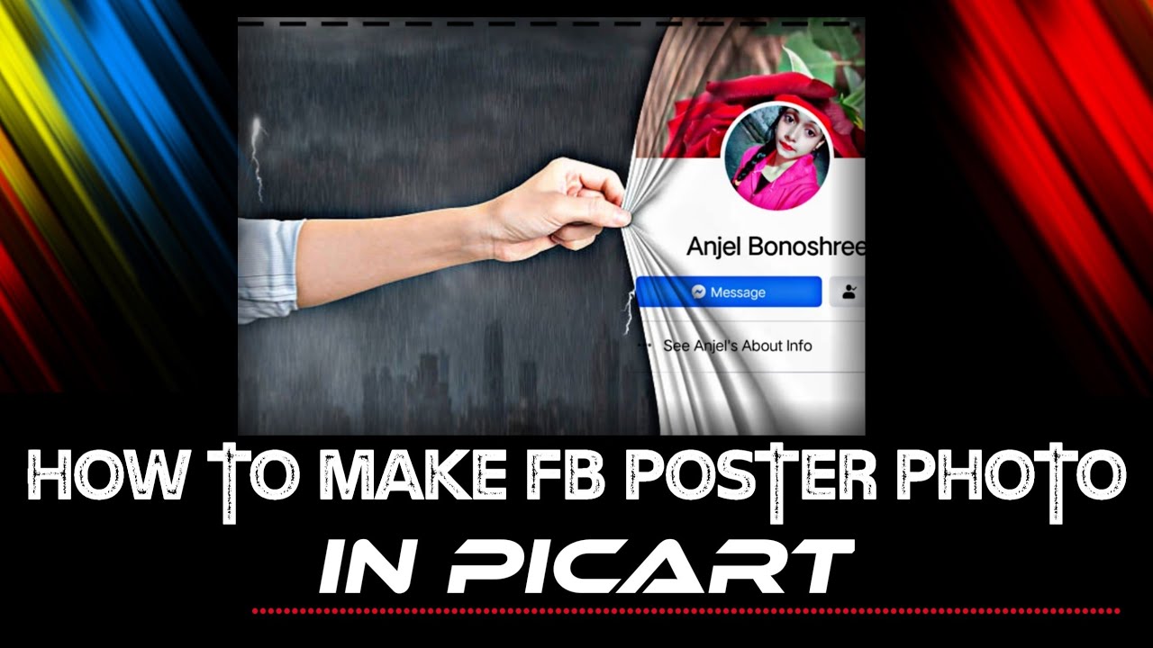 HOW TO MAKE FB VIRAL POSTER PHOTO IN FACEBOOK - YouTube