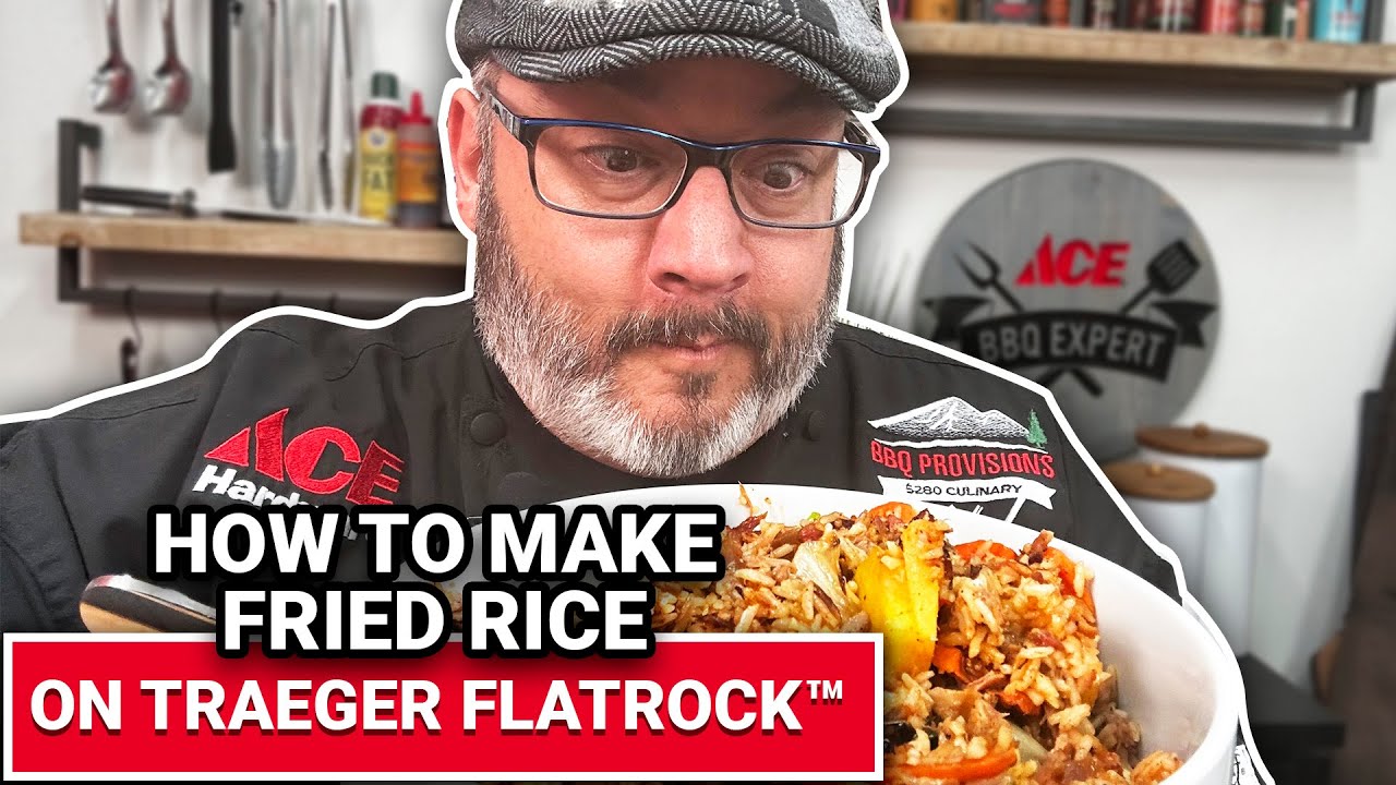 Traeger Flatrock Pork Fried Rice - Ace Hardware - YouTube