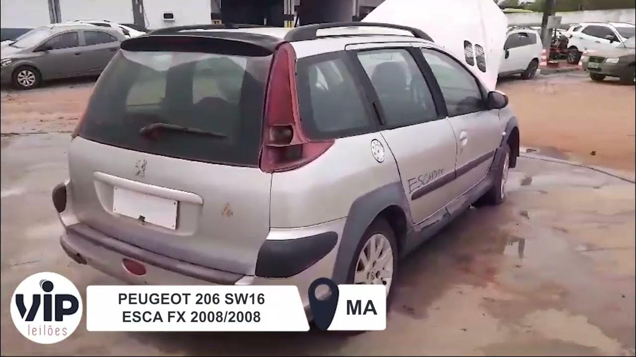 PEUGEOT 206 SW16 ESCA FX 2008/2008 - YouTube