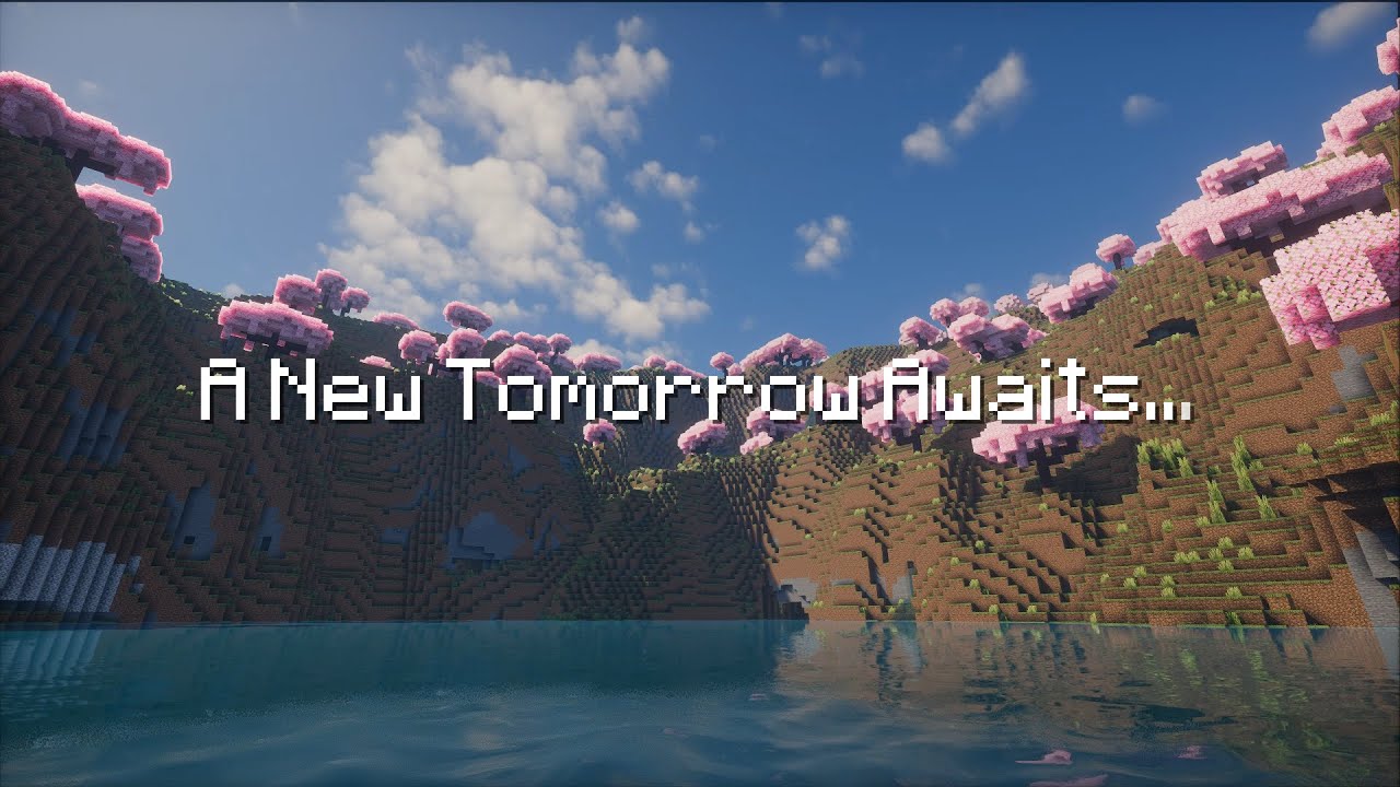 A New Tomorrow Awaits... Chill Minecraft Landscape & Ambience - YouTube