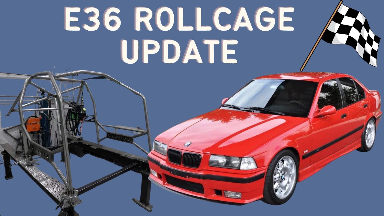 BMW E36 Racecar RollCage Build Progress - YouTube