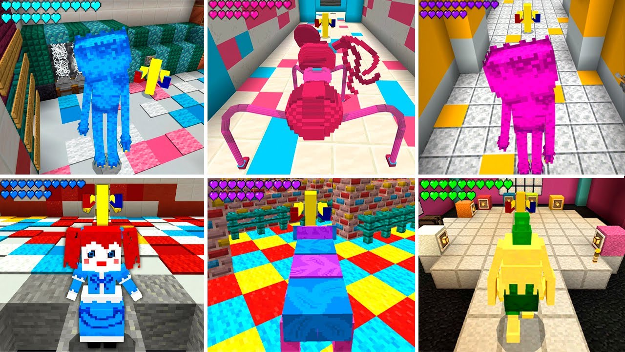 What if I become Everyone in Poppy Playtime - Chapter 1-2 Minecraft PE ...