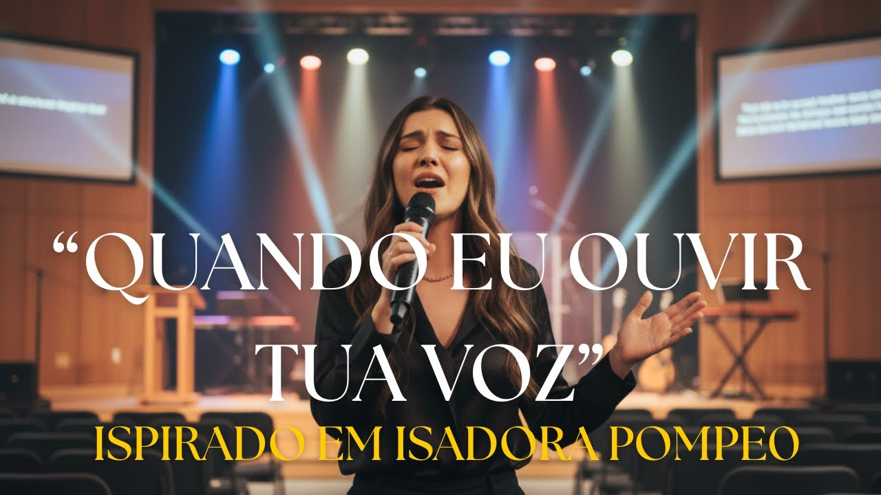 QUANDO EU OUVIR TUA VOZ 🙏 Louvor de Cura Interior (Estilo Isadora ...