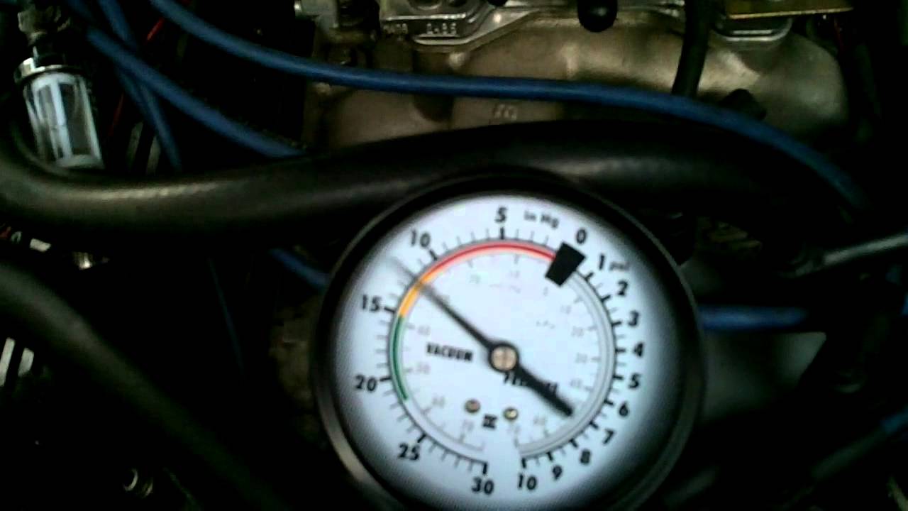 reading engine vacuum - YouTube