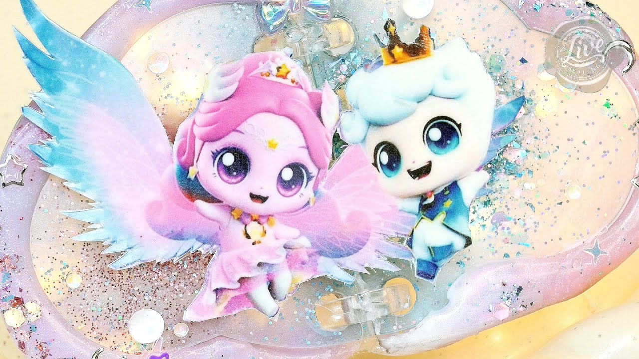 [티니핑] 🌌오로라핑과 왕자핑🌠 LED 실링왁스 키링💫 #4k #티니핑 #Auroraping #Princeping # ...