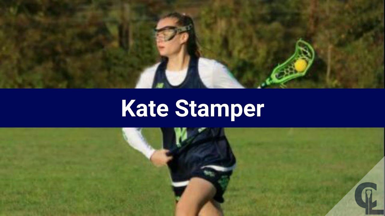 Kate Stamper Lacrosse Highlights - MD 2024 - Mid. Draw - YouTube