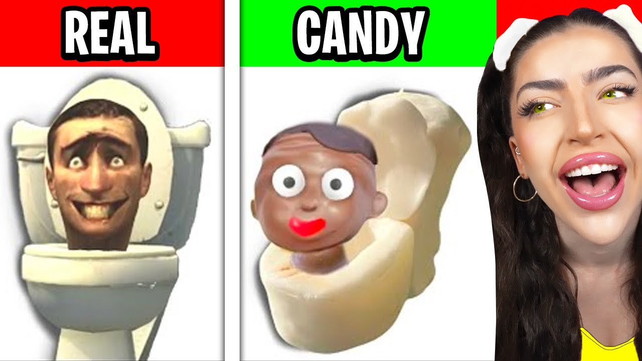 Making Skibidi Toilet out of Candy! (SKIBIDI TOILET But It's CANDY ...