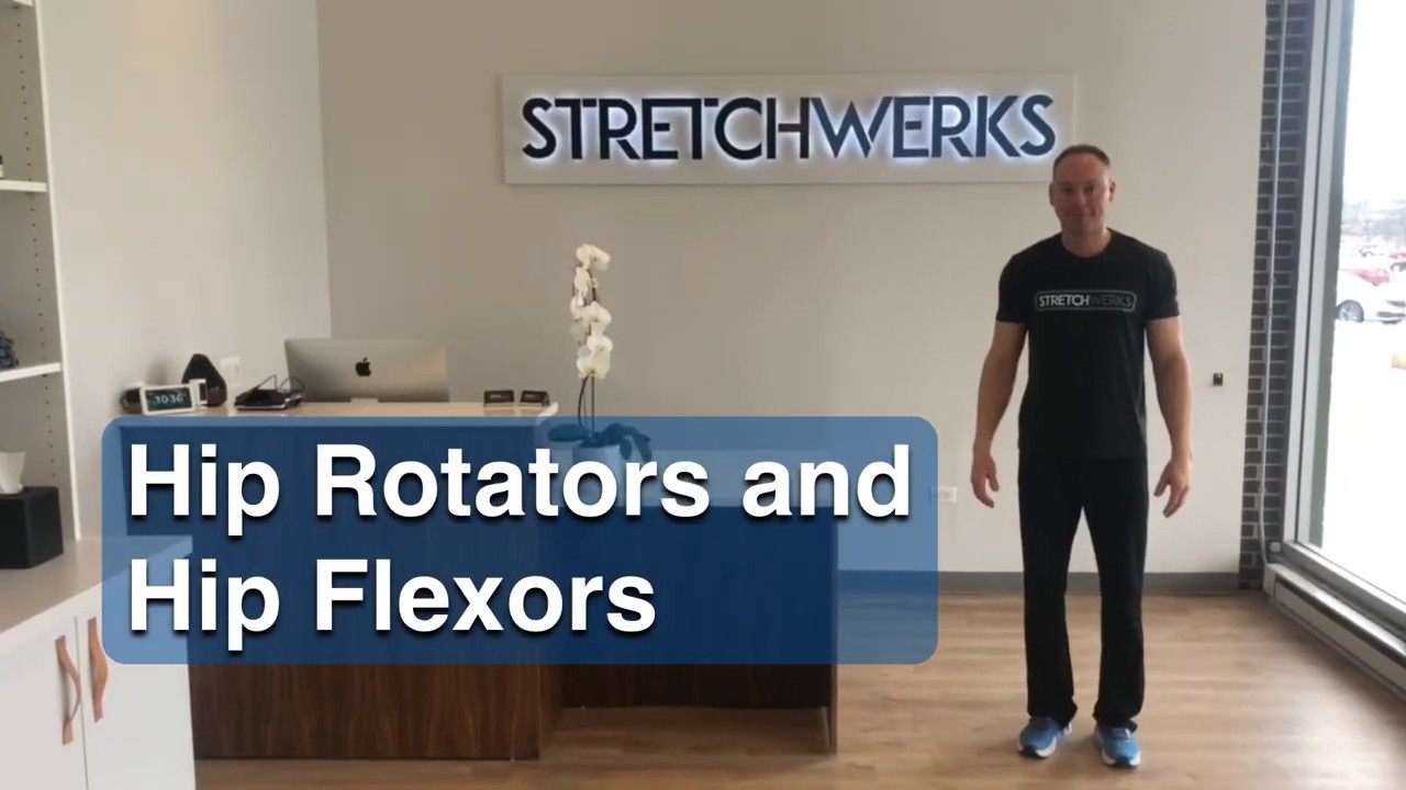 HIP ROTATORS AND HIP FLEXORS STRETCHES - YouTube