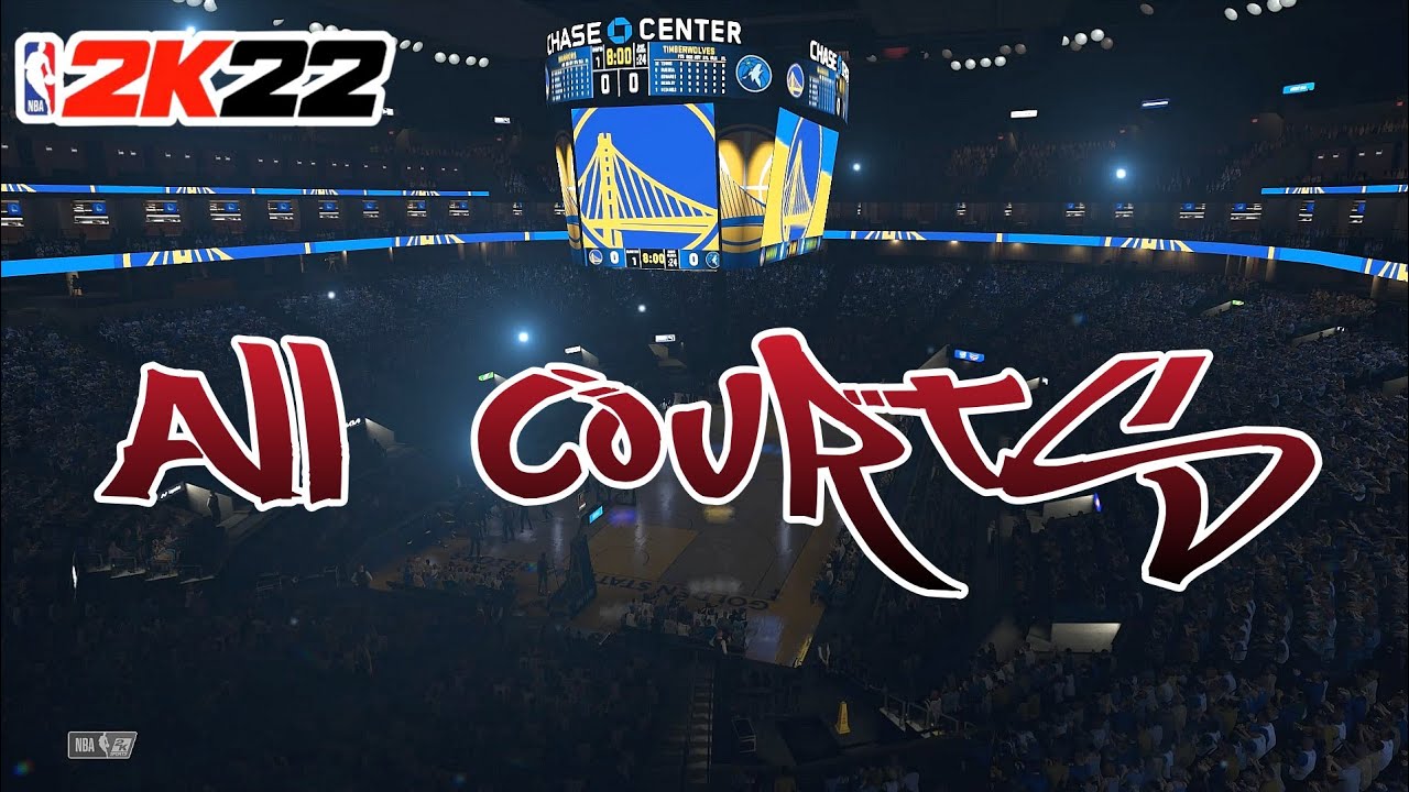 NBA 2K22 CURRENT GEN COURTS - YouTube