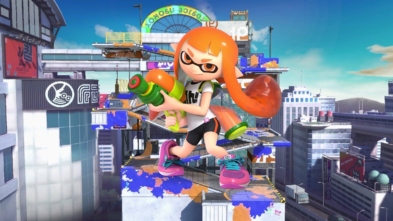 Super Smash Bros. Ultimate (Inkling Girl Victory Poses) - YouTube