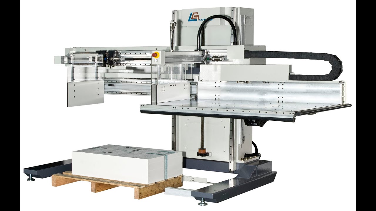 LONGER paper unloader / gauge automatic movement - YouTube