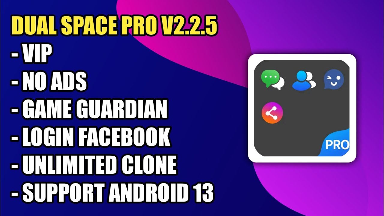 DUAL SPACE PRO VIP SUPPORT SAMPAI ANDROID 13 - YouTube