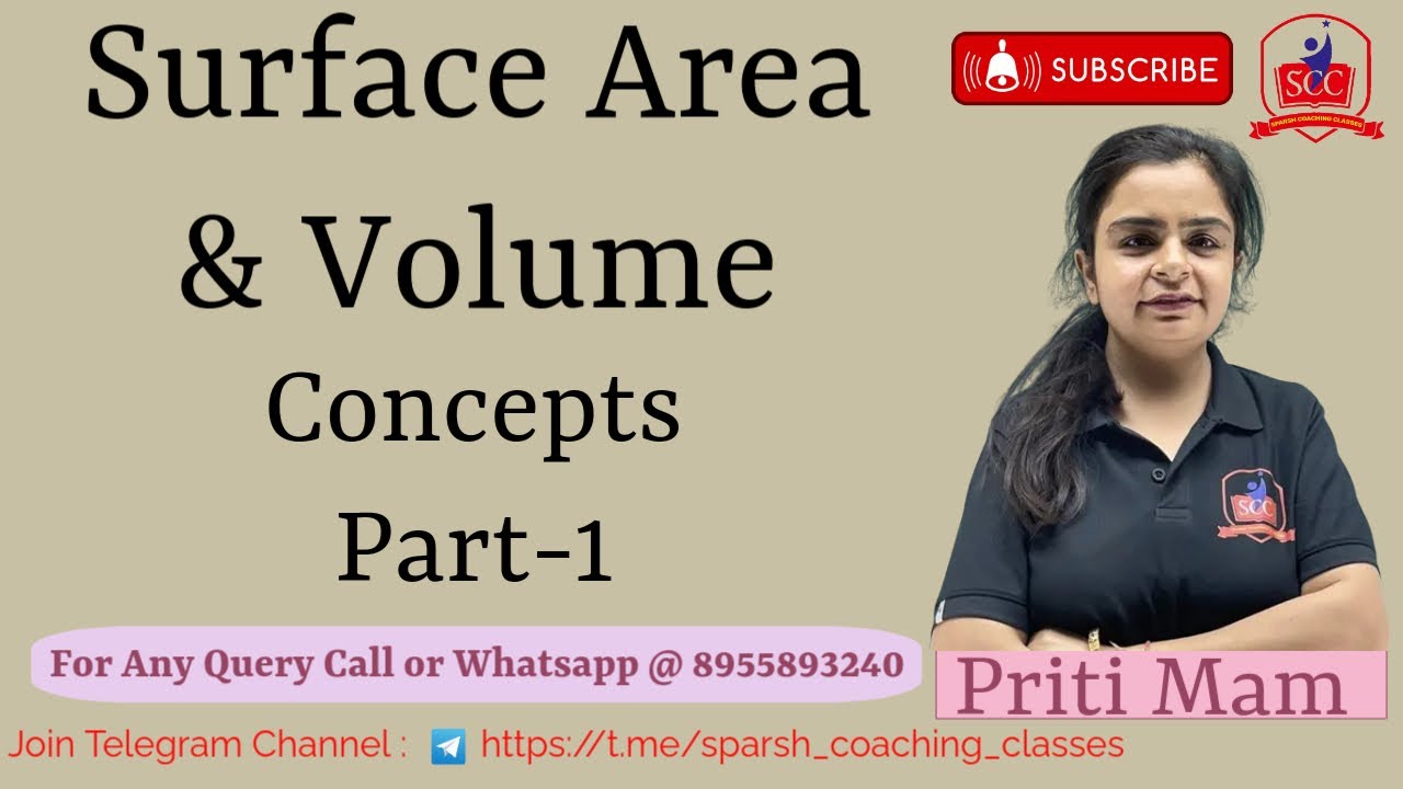 Chapter-12 Surface Area & Volume Concepts Part-1 | Class 10th - YouTube