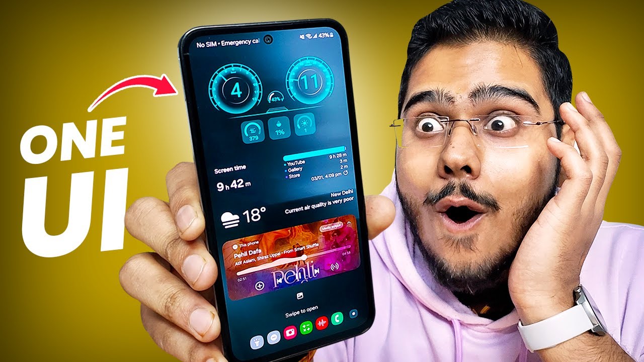 Samsung One UI Lock Screen Customisations - Galaxy M35, One UI Tips and Tricks - YouTube