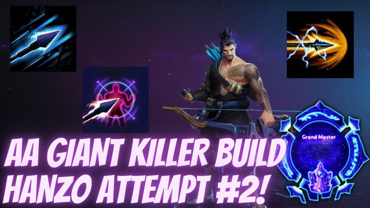 Hanzo Dragon Arrow - AA Giant Killer Build Hanzo! - Grandmaster Storm ...