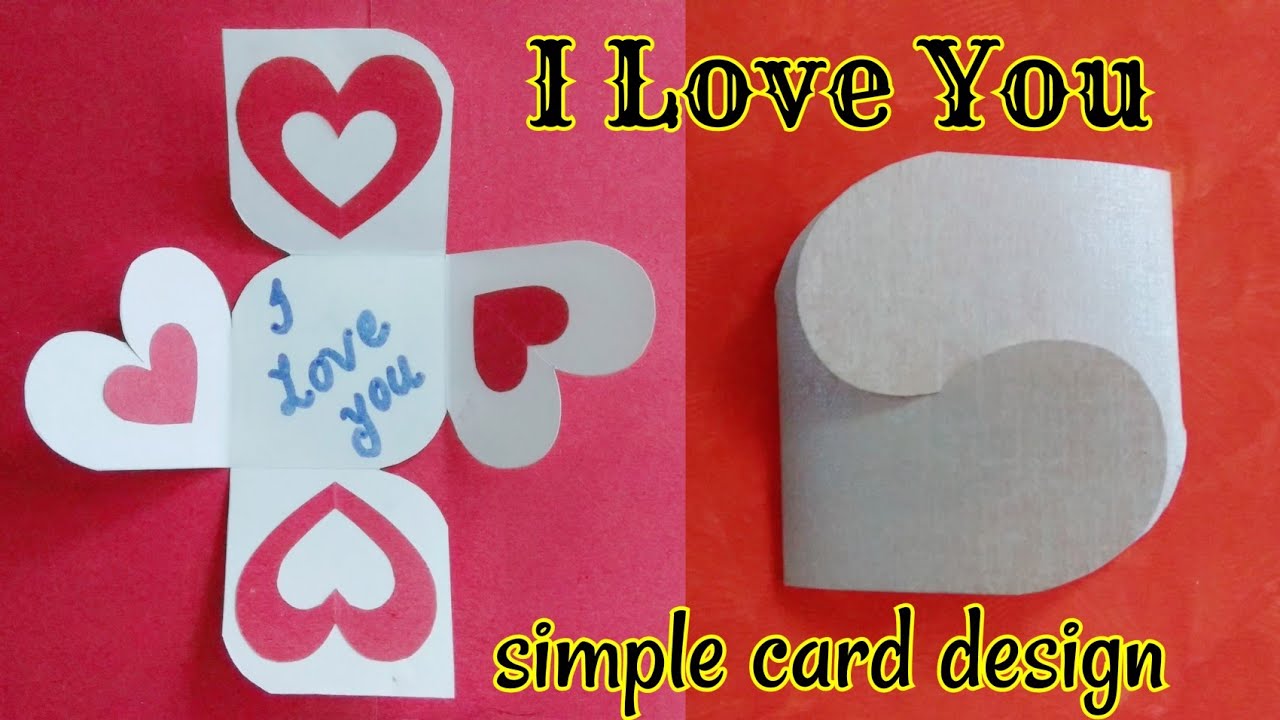How to make love propose card | Love proposal card | Paper heart with ...