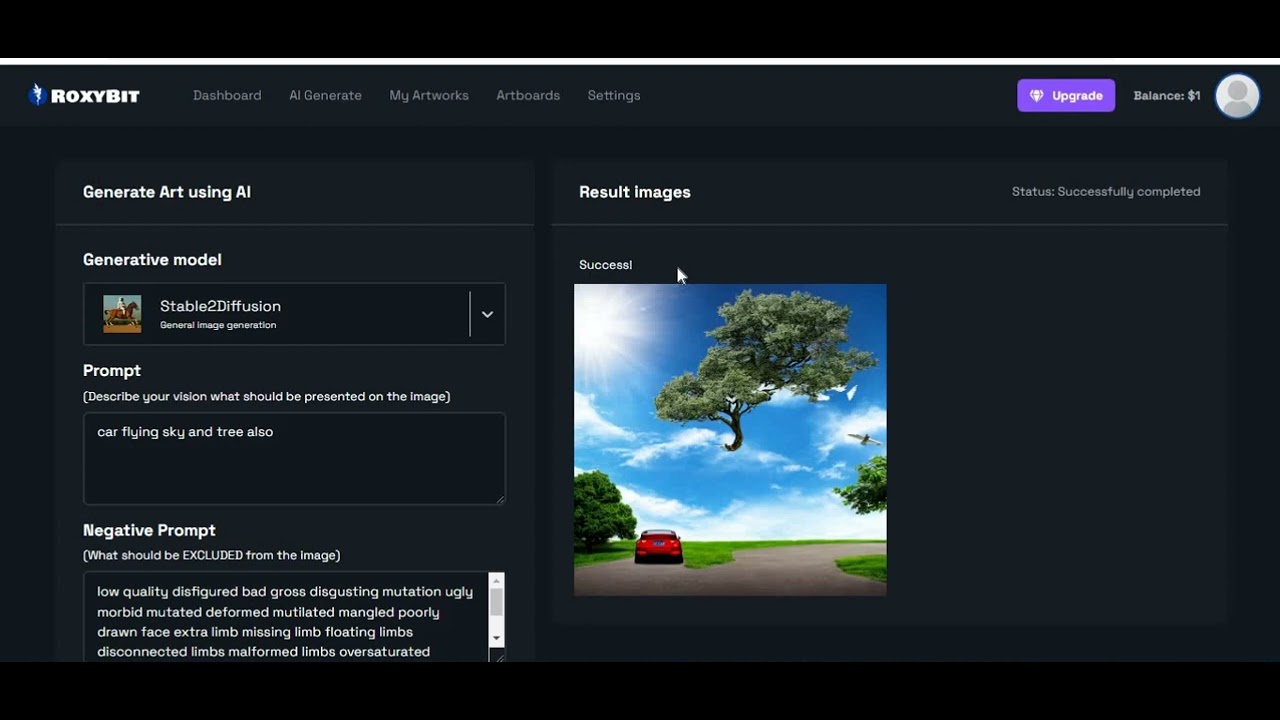 RoxyBit ai tool || Merges artificial intelligence with digital art and NFTs. - YouTube