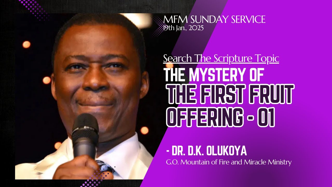 The Mystery of the First Fruit Offering 01 | Search the Scripture 19-01 ...
