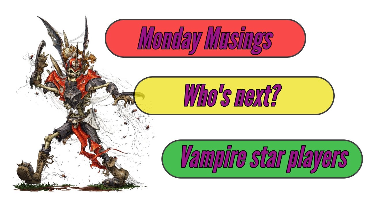 Monday musings - Vampire star players - YouTube