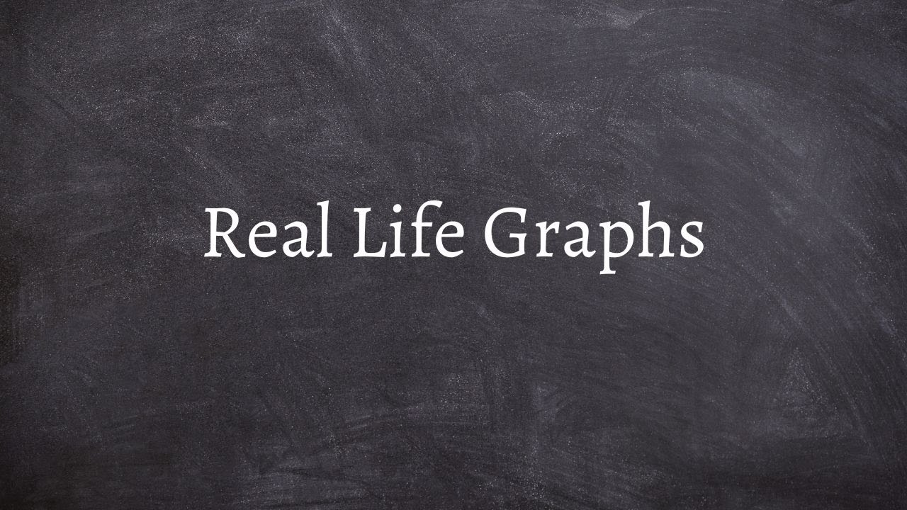 Real Life Graphs - YouTube