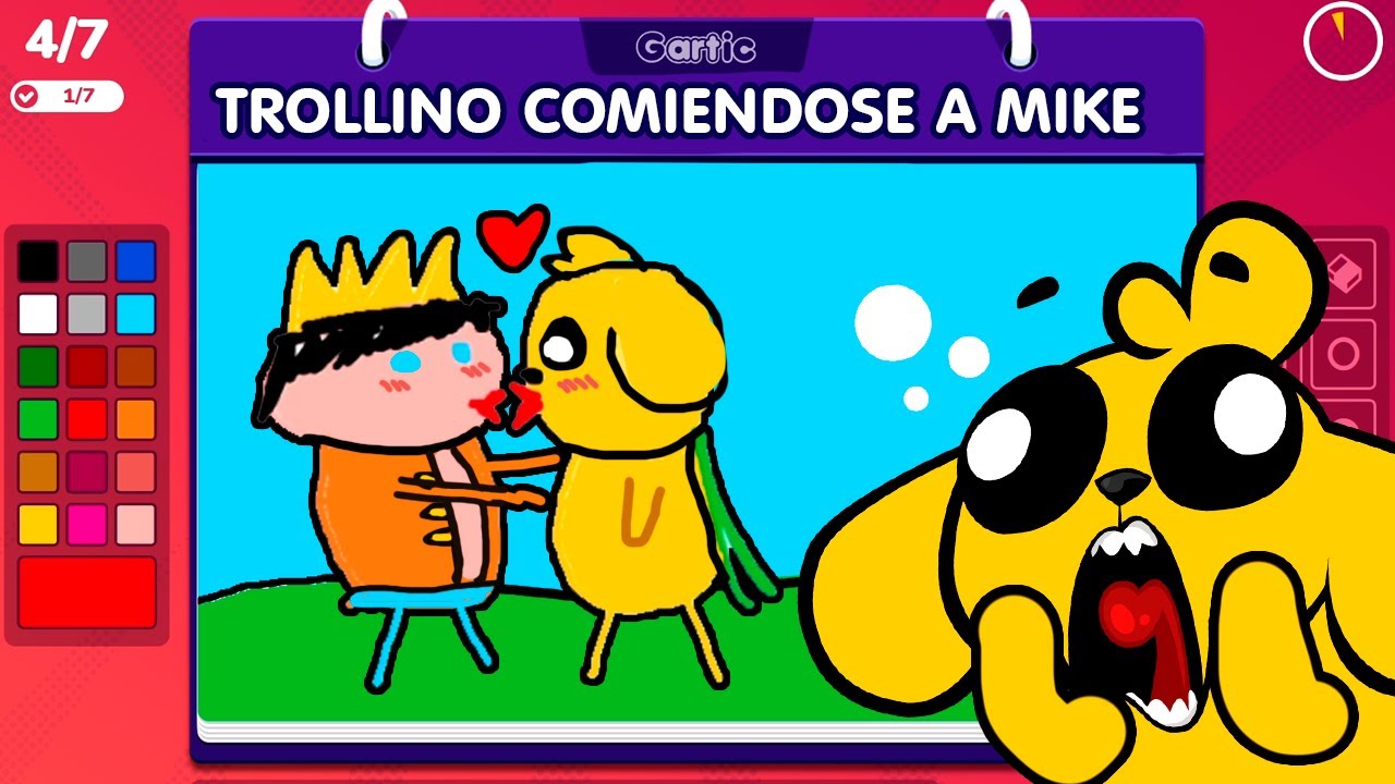 ¿CÓMO ES QUE LLEGAMOS A ESTO? 😱😳 MIKELLINO ES REAL en GARTIC PHONE #6 ...