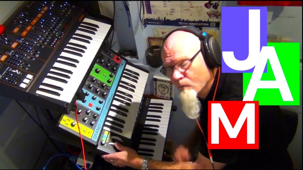 Dawless jam electronic Behringer Odyssey Monopoly Moog Grandmother Modular Korg Triton Nux Time ...
