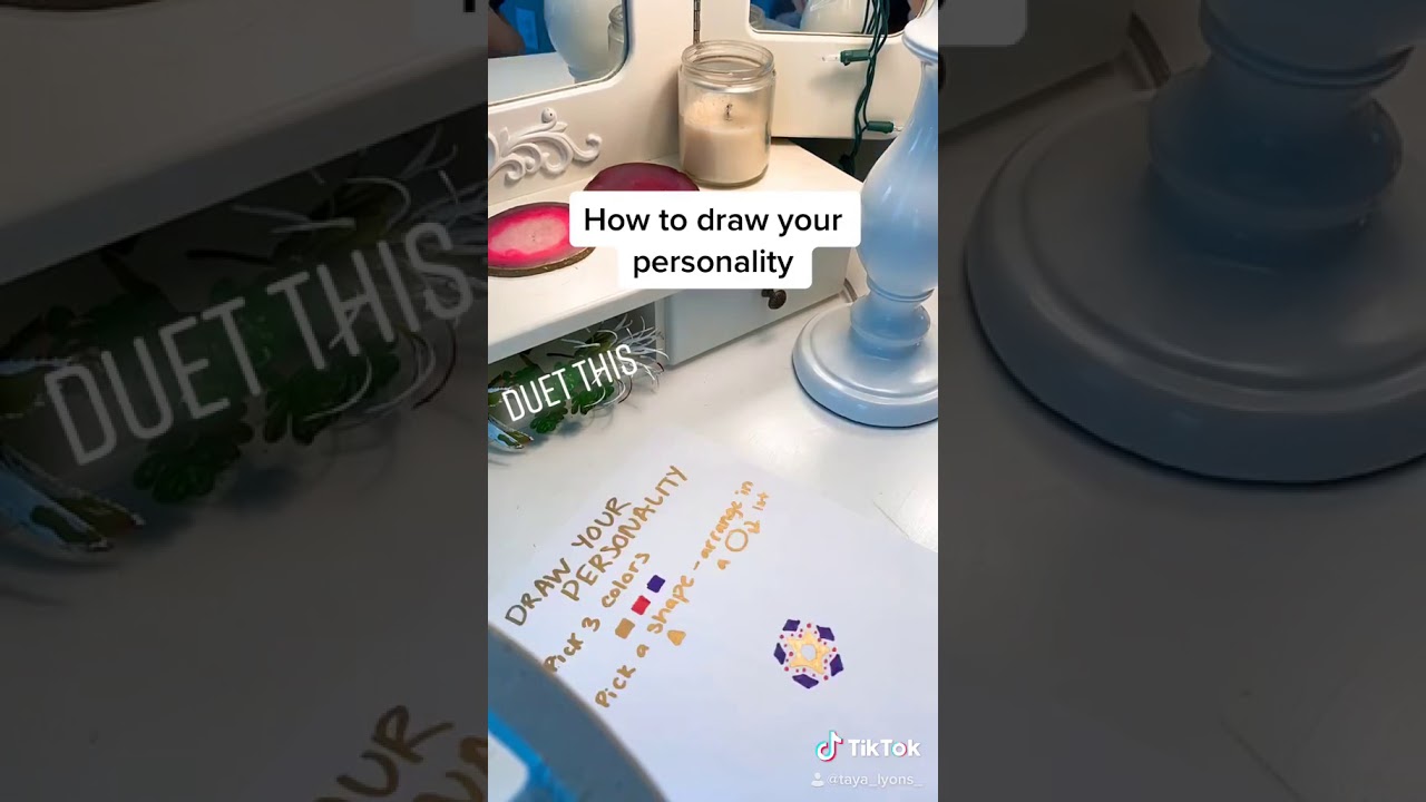 How To Draw Your Personality - YouTube