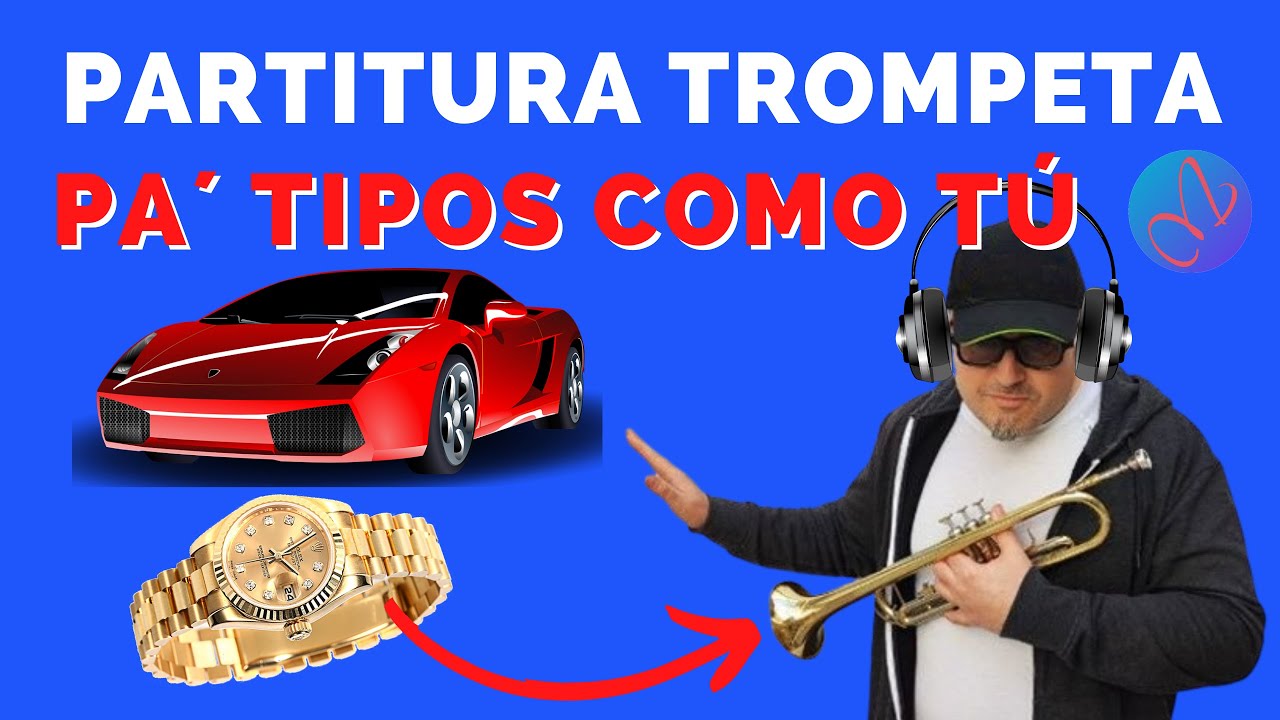 PA TIPOS COMO TU TROMPETA 🎺 TUTORIAL INSTRUMENTAL Y PARTITURA | Shakira ...