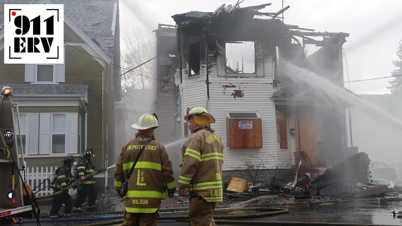 Building From September Lawrence Gas Explosions Burns Again - YouTube