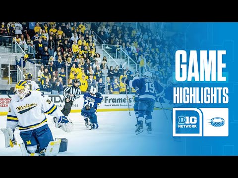 Penn State at Michigan | Highlights | Big Ten Hockey | 02/01/2025