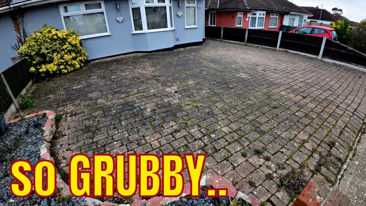 GRUBBY Paving Get's FIRST Clean! Pressure Washing Time Let's Get ...