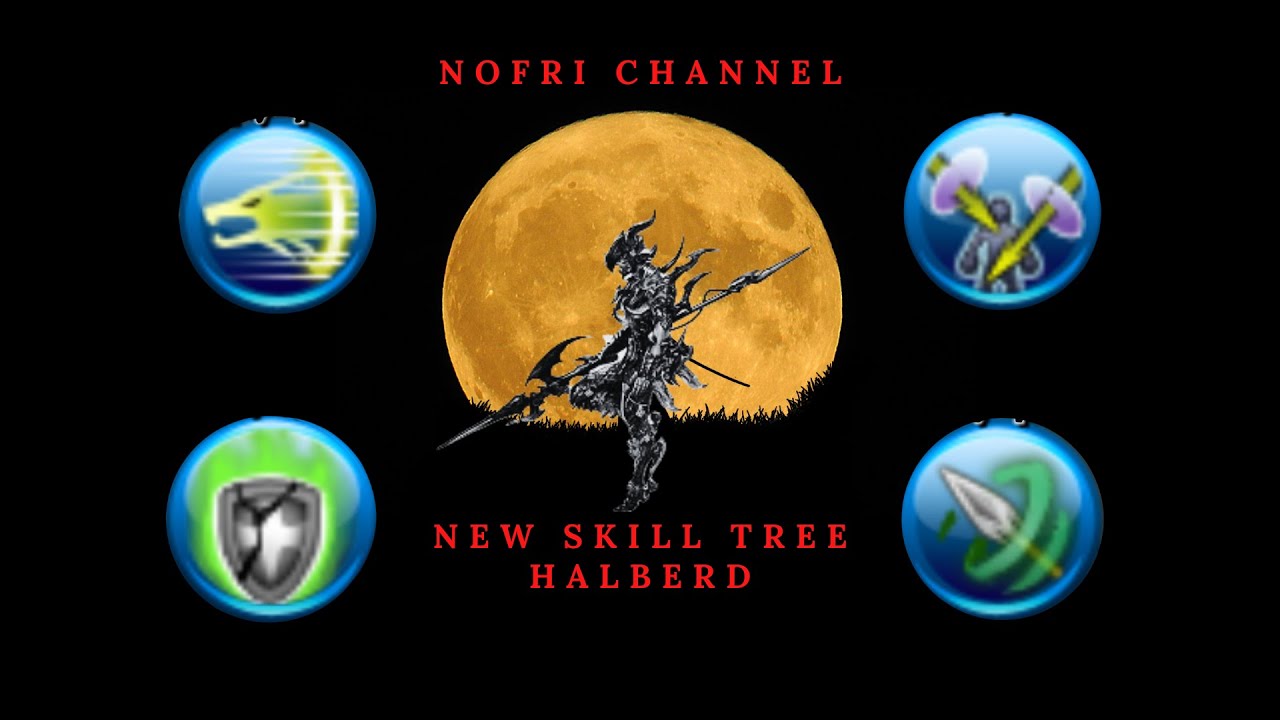 Toram Online New Skill Tree Halberd Level 5 - YouTube