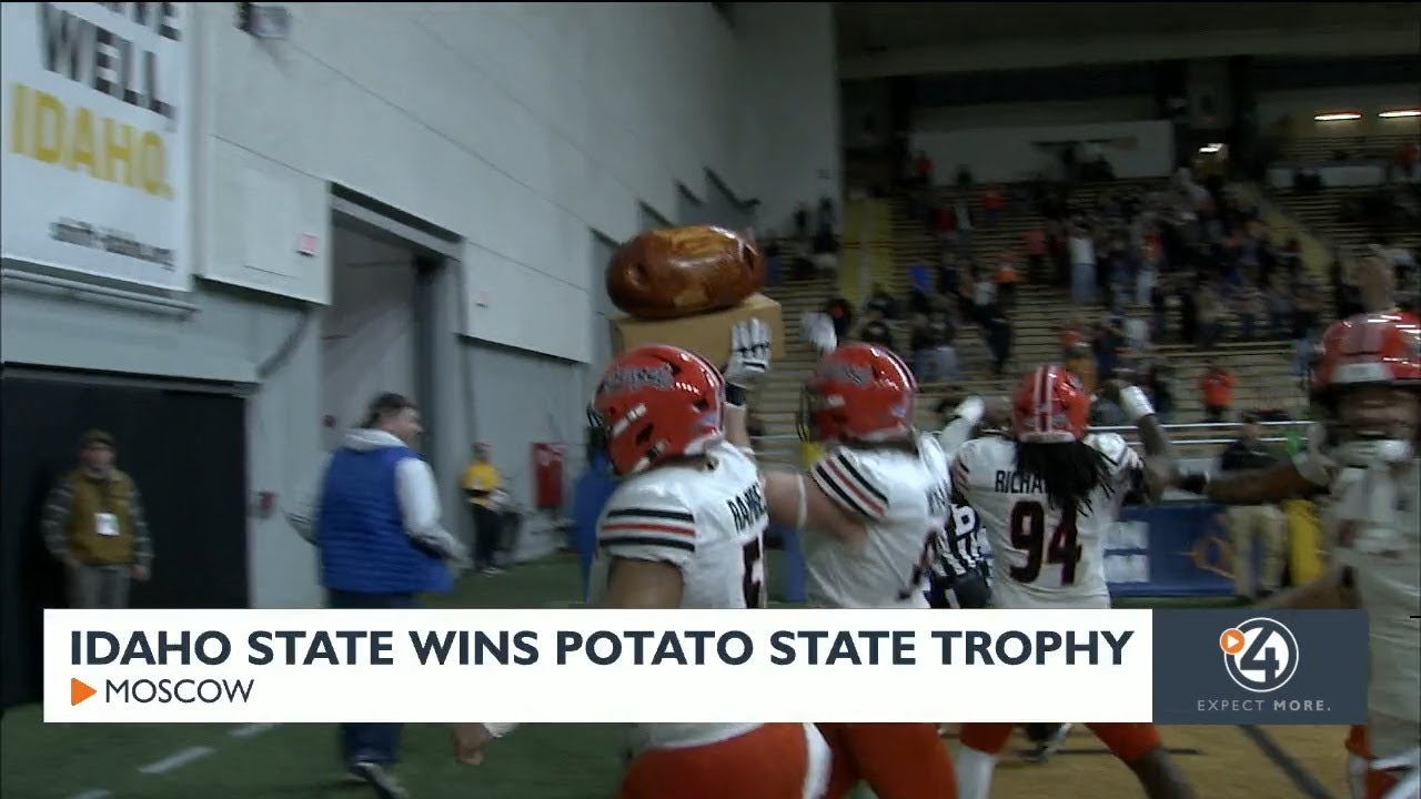 Idaho State wins Potato State trophy - YouTube